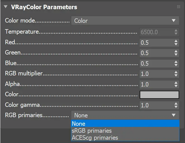 V-Ray for 3ds max ACEScg 工作流设置-炫云官网